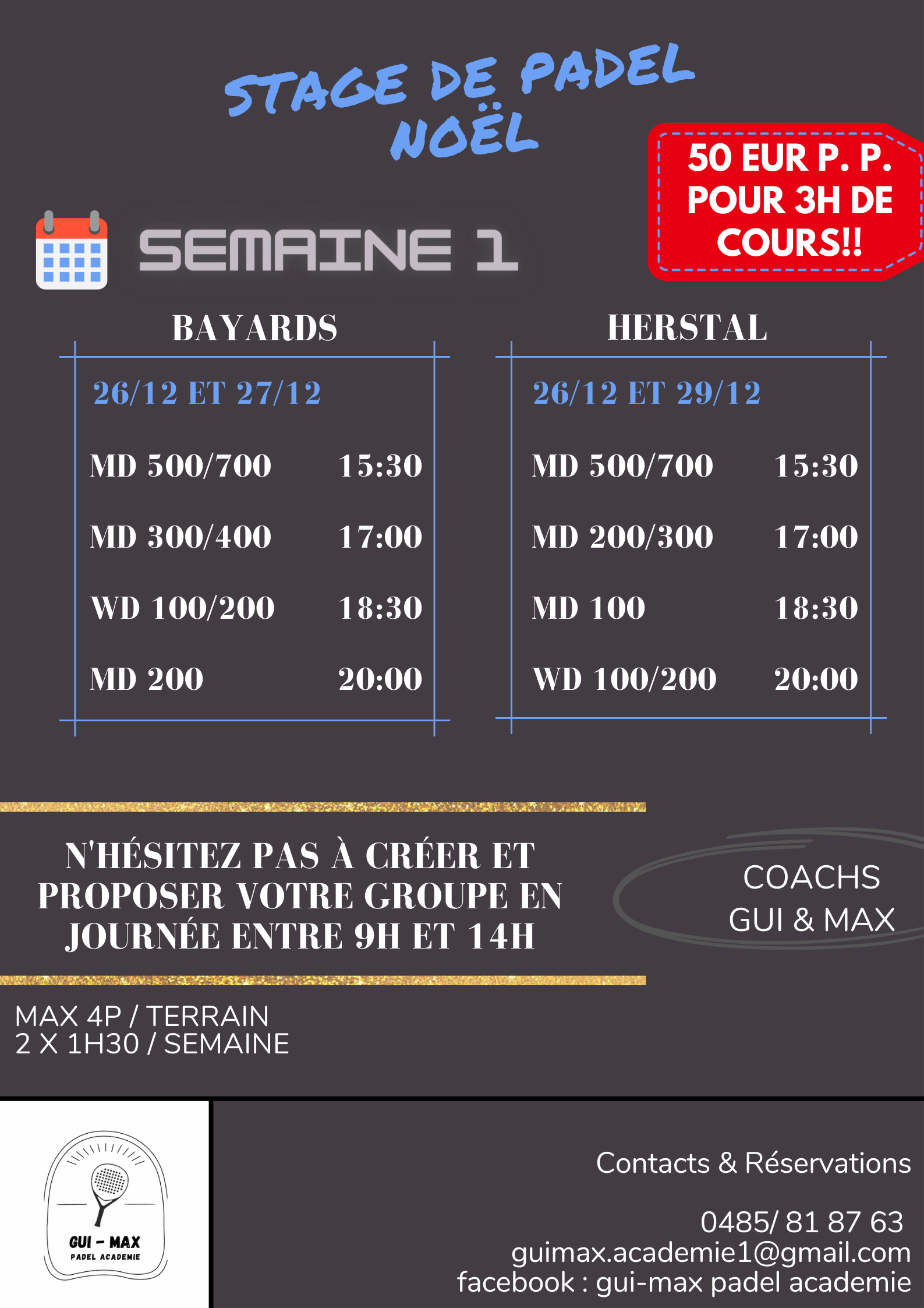 Actualités Padel Club Bayards Liège